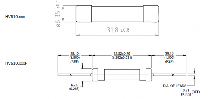 600v Dc Ceramic Tube Fuse Protection Circuit 6mm X 30mm 10 Amp Ceramic Fuse