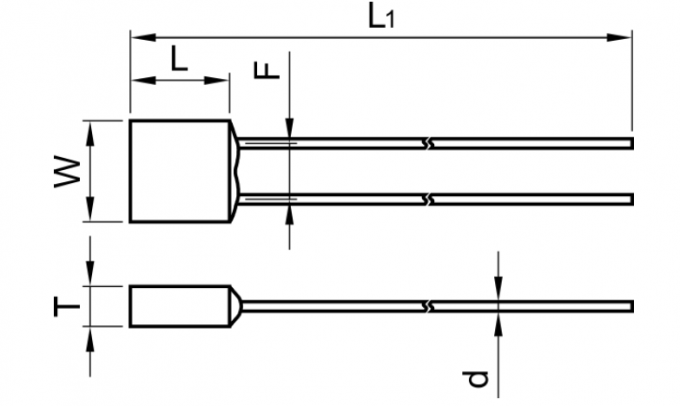 High Accuracy Thermal Cutoff Fuse Radial Fuse 25 Amp R50161758 TUV