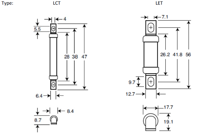 Low Pressure BS88 4 Fuse 240v Semiconductor Protection Fuses For Car
