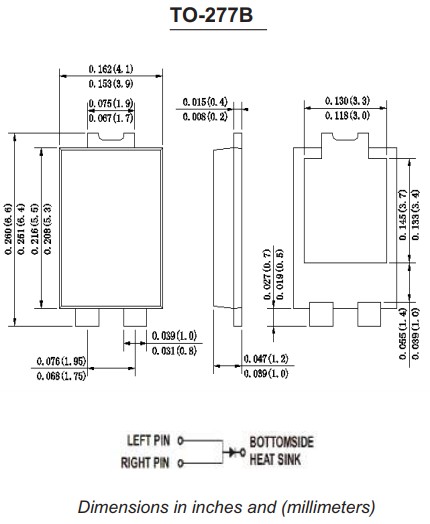 To277 Series Fast Schottky Diode Sp1045l Miniature Transient ...