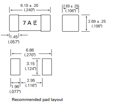 Lead Free Electronic Circuit Board Fuses Fast Acting Subminiature ...