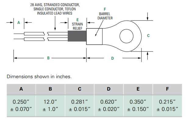 USW2295 Series High Precision Temperature Sensing Probe RTD Assembly ...