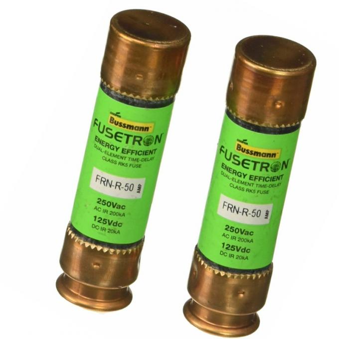 Industrial & Electrical FRN R Fuses 250V 0.1-60A Dual Elemtent Time Delay