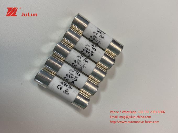 25A Solar PV Ceramic Photovoltaic Fuse Bus Box 1500VDC