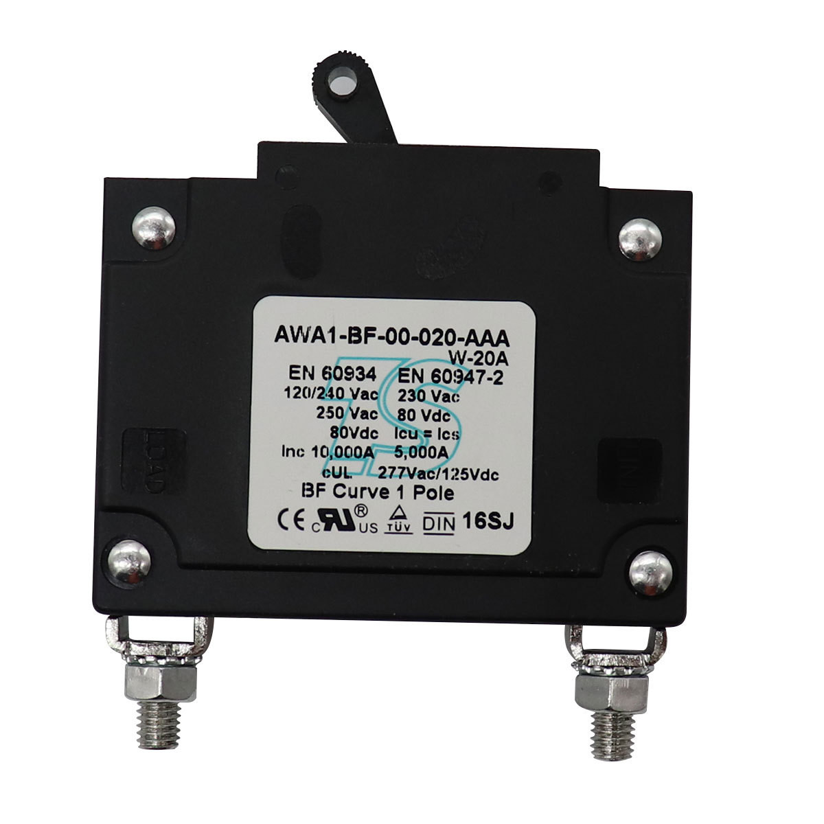 20A Hydraulic Electromagnetic Circuit Breaker Overcurrent Protector ...