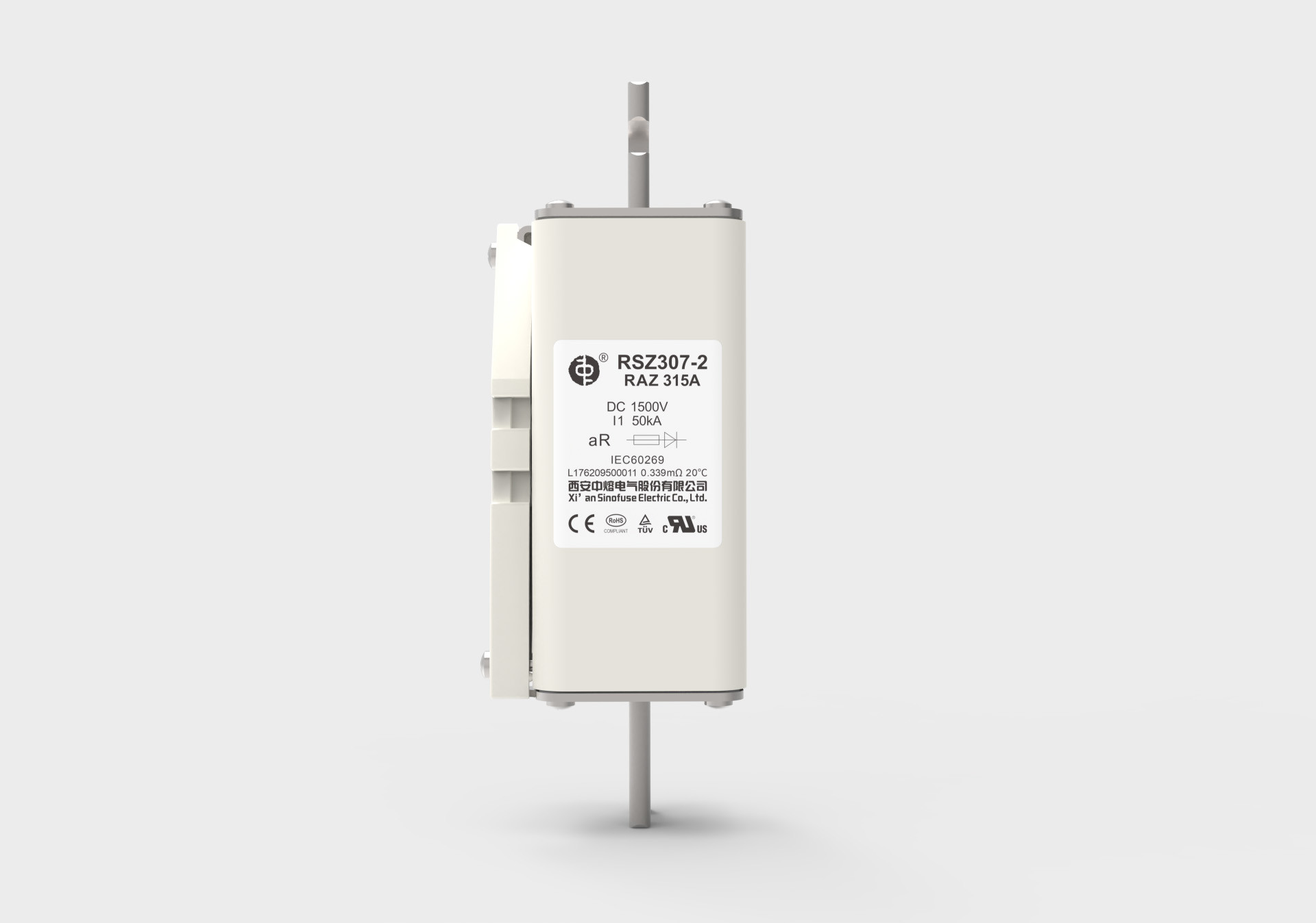 315A 1500VDC Fuel Cell EV Fuse For Hydrogen Engine Electric Hybrid Fuel ...