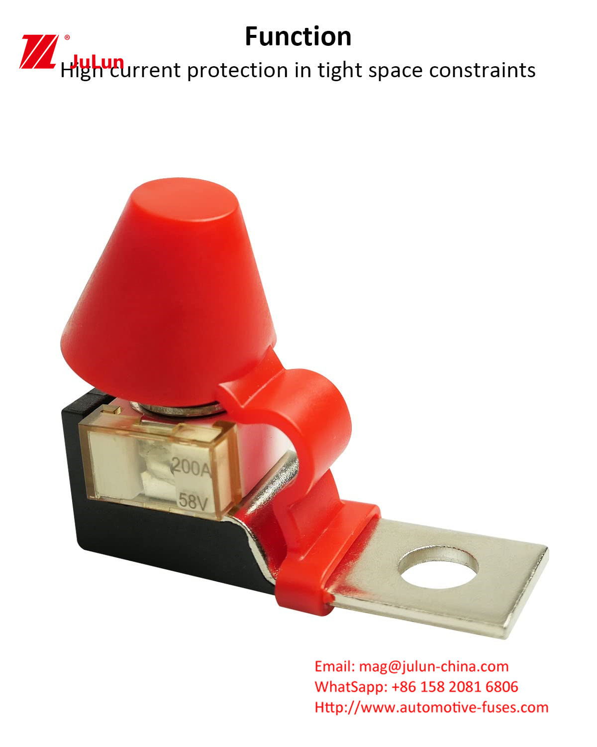 300A Marine Rated Battery Fuse Waterproof 58v Excellent Conductive ...