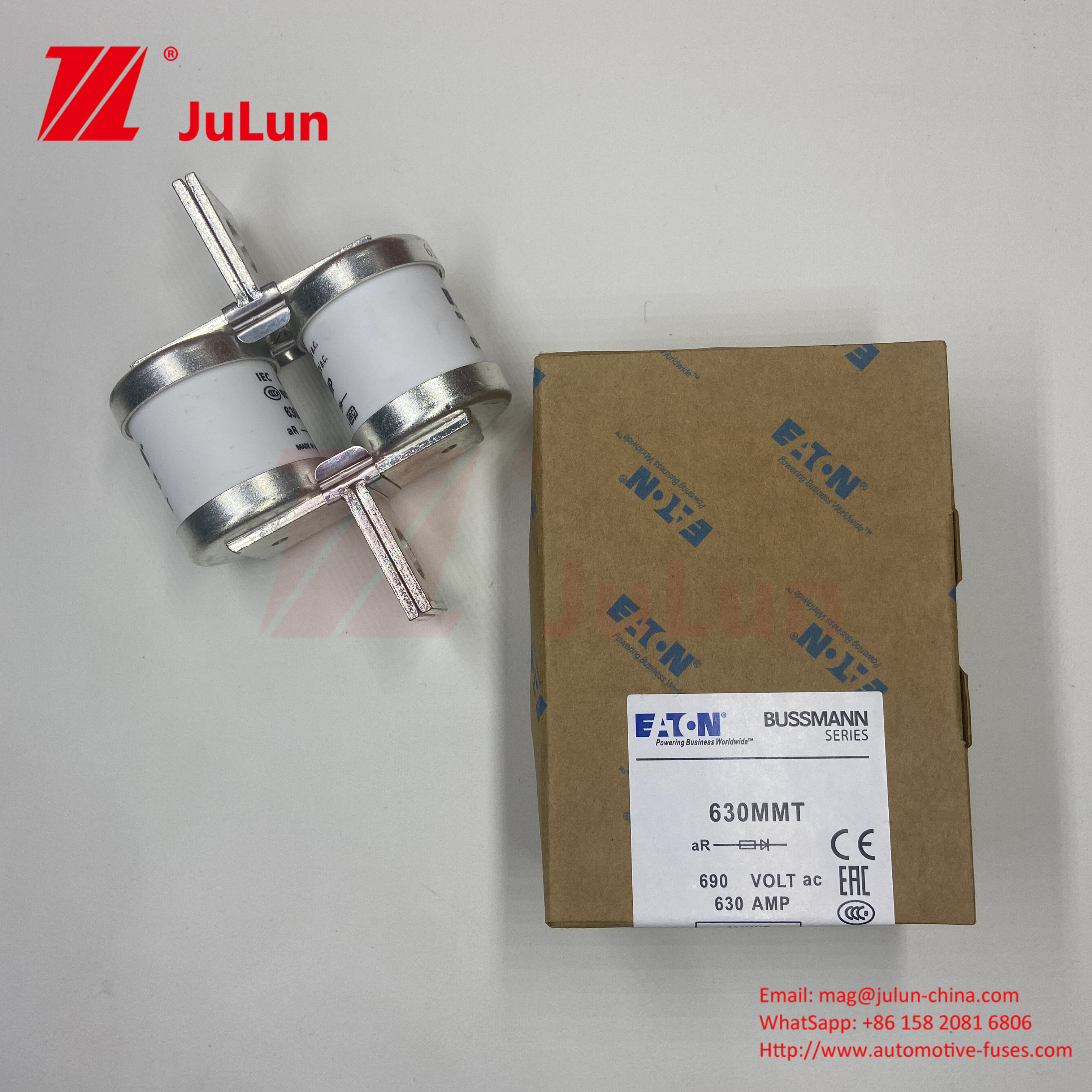 690V Ceramic Copper Automotive Fuses M6 M8 Installation For Electric ...