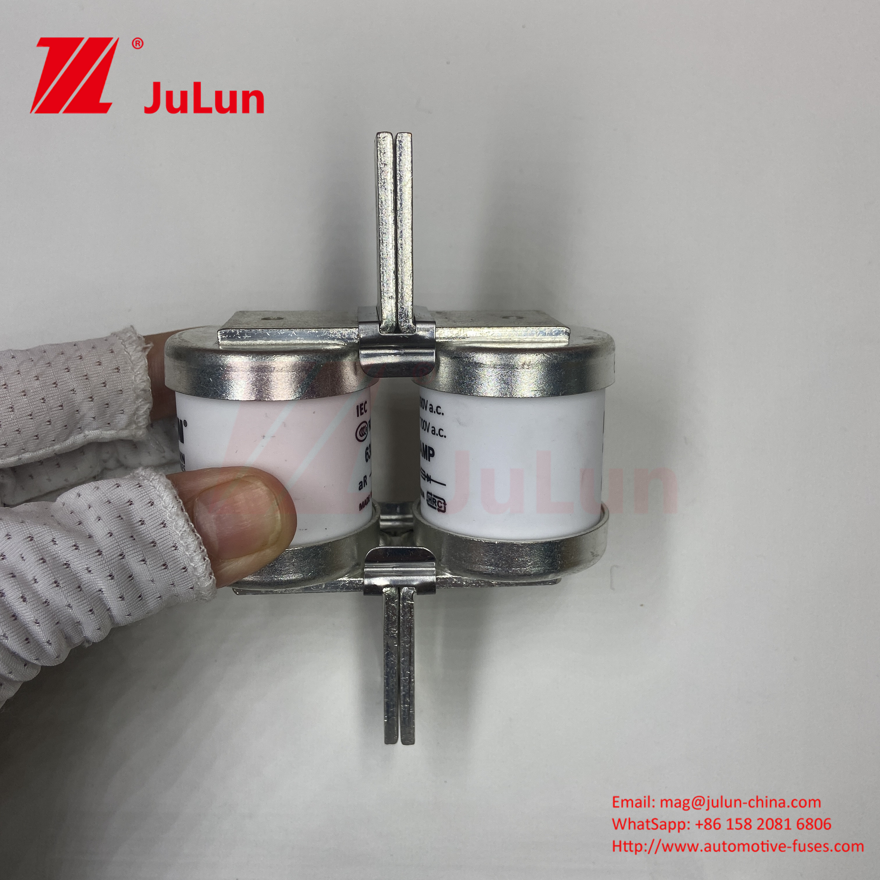690V Rated Voltage BUSSMANN 630MMT Ceramic Automotive Fuses With Twin ...