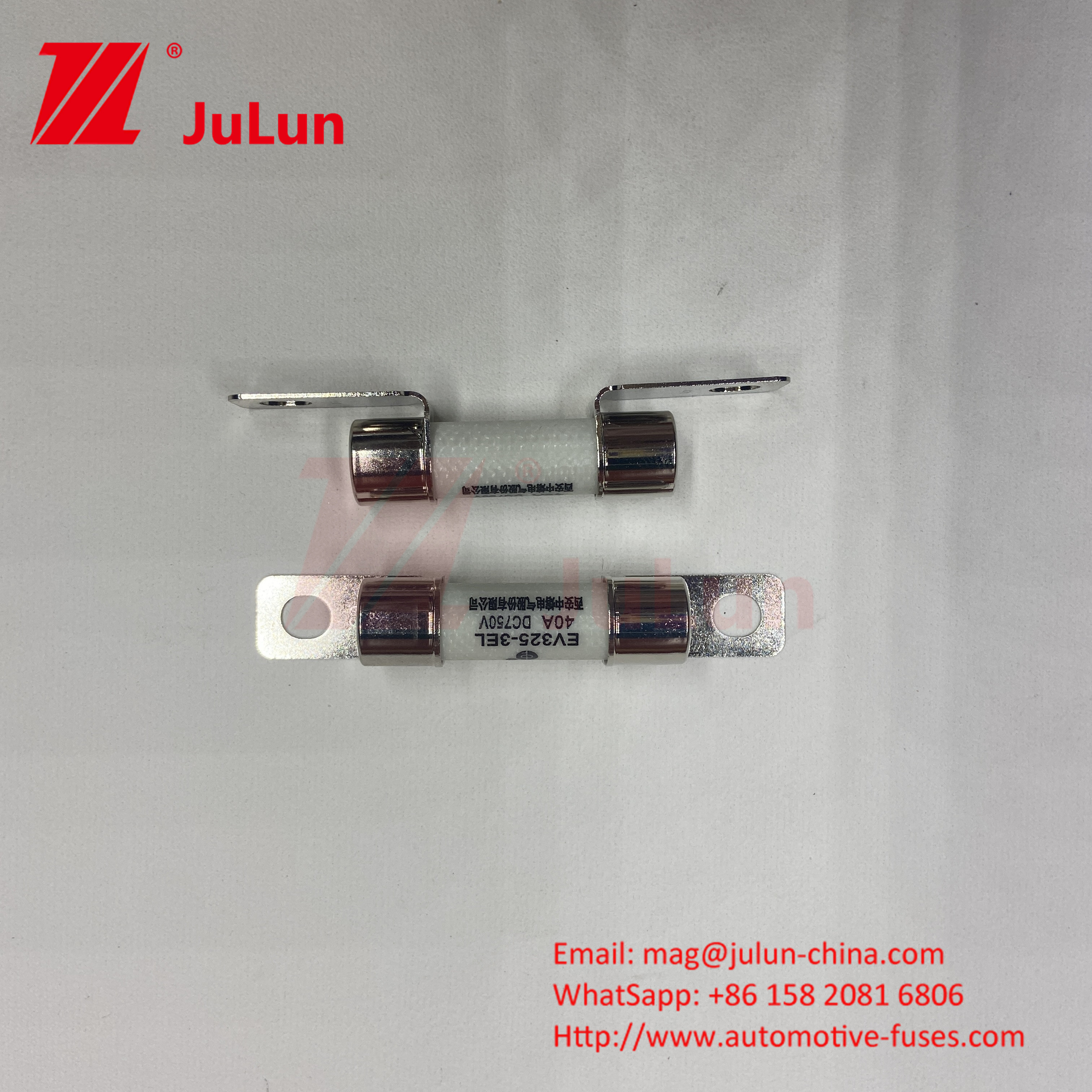 Ceramic Automotive 10A 15A 750VDC Fuses Ceramic Vehicle Fuses 25A 30A 40A 50A Ues For EV Car Charger