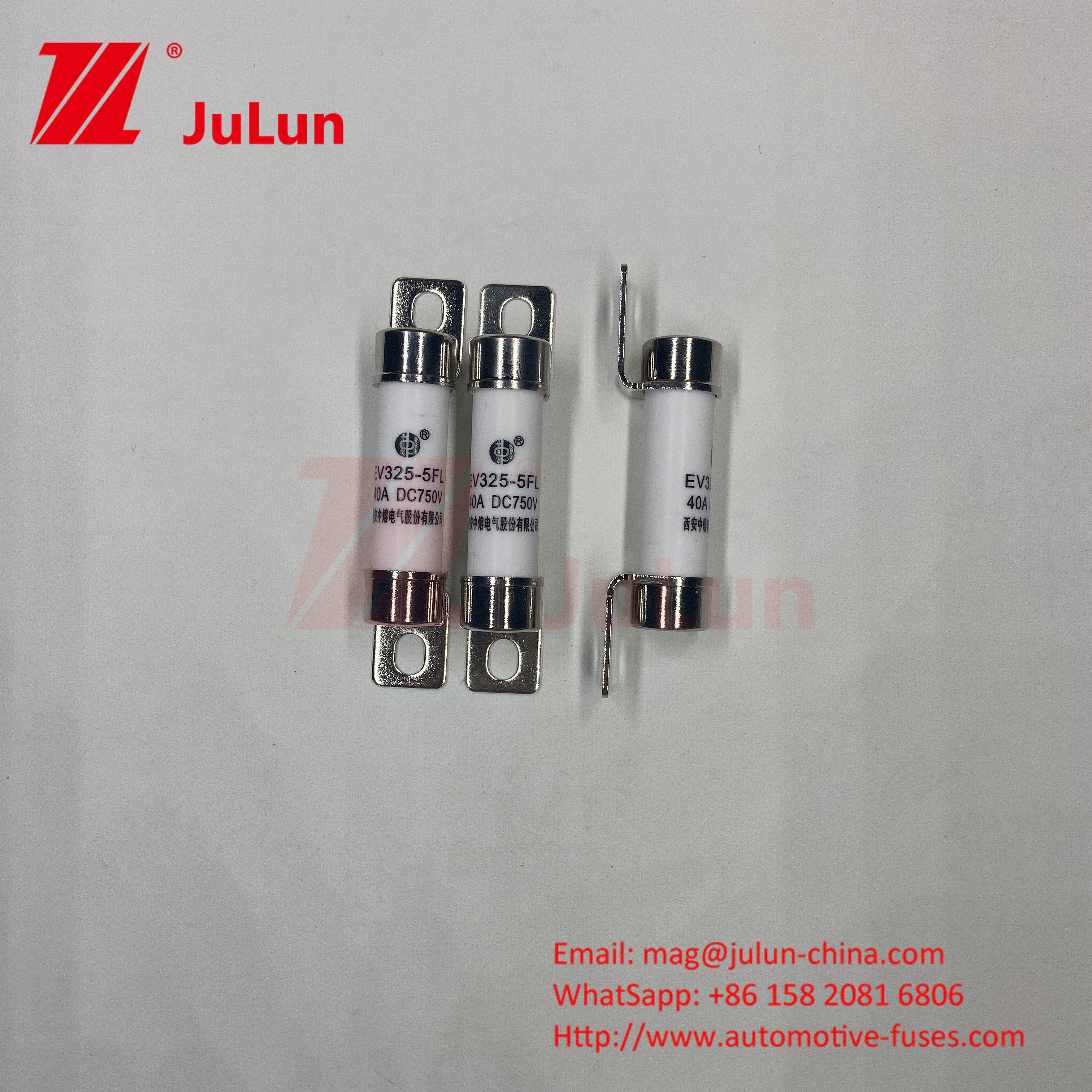 Electric Vehicle Bolted Fuse Assembly Compliant Energy Storage EV Fuse 40A Features Bolted ...