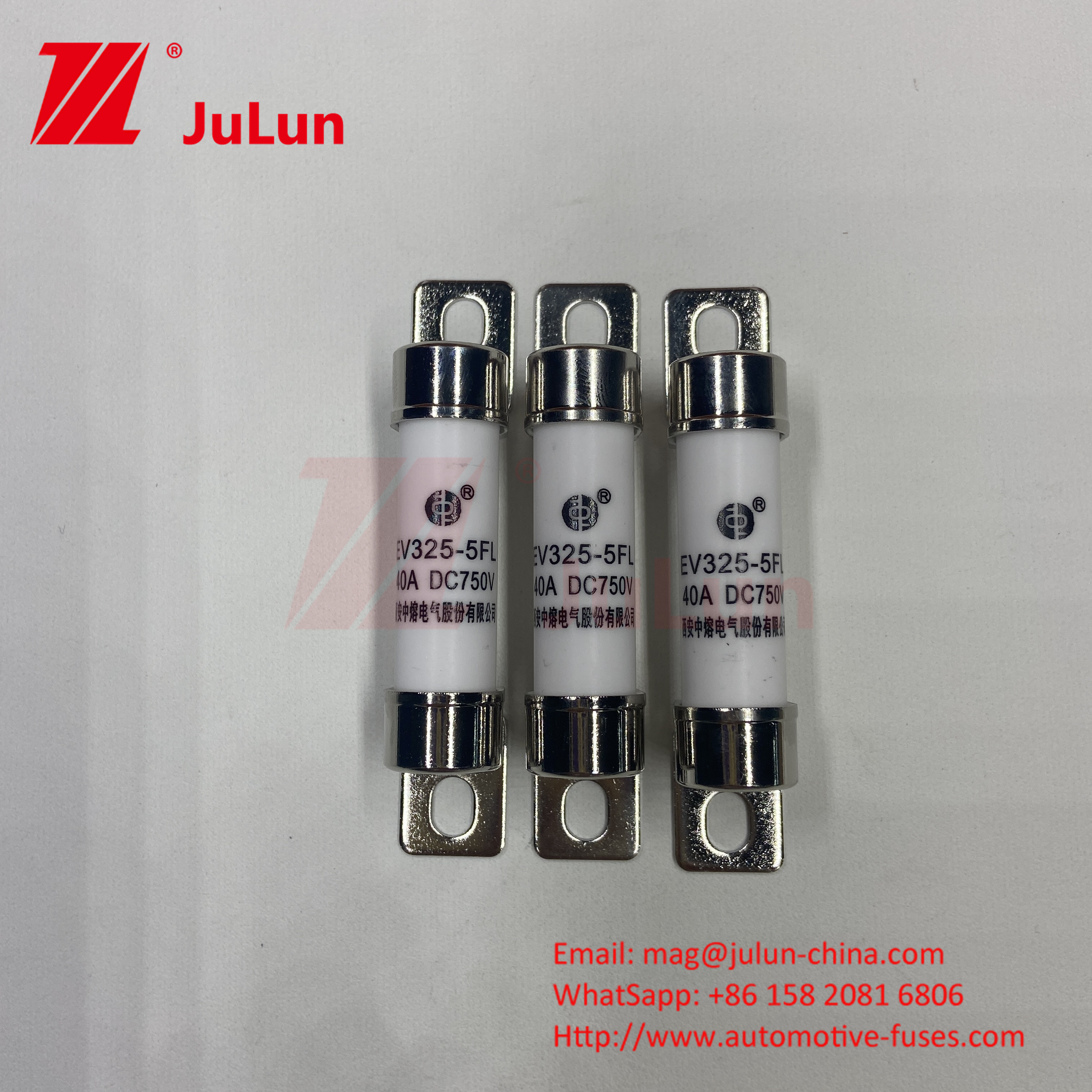 EV Fuse Boxed Embedded For Electric Vehicle Traction Systems 750VDC 25A 30A 40A 50A 14*51 Ues ...