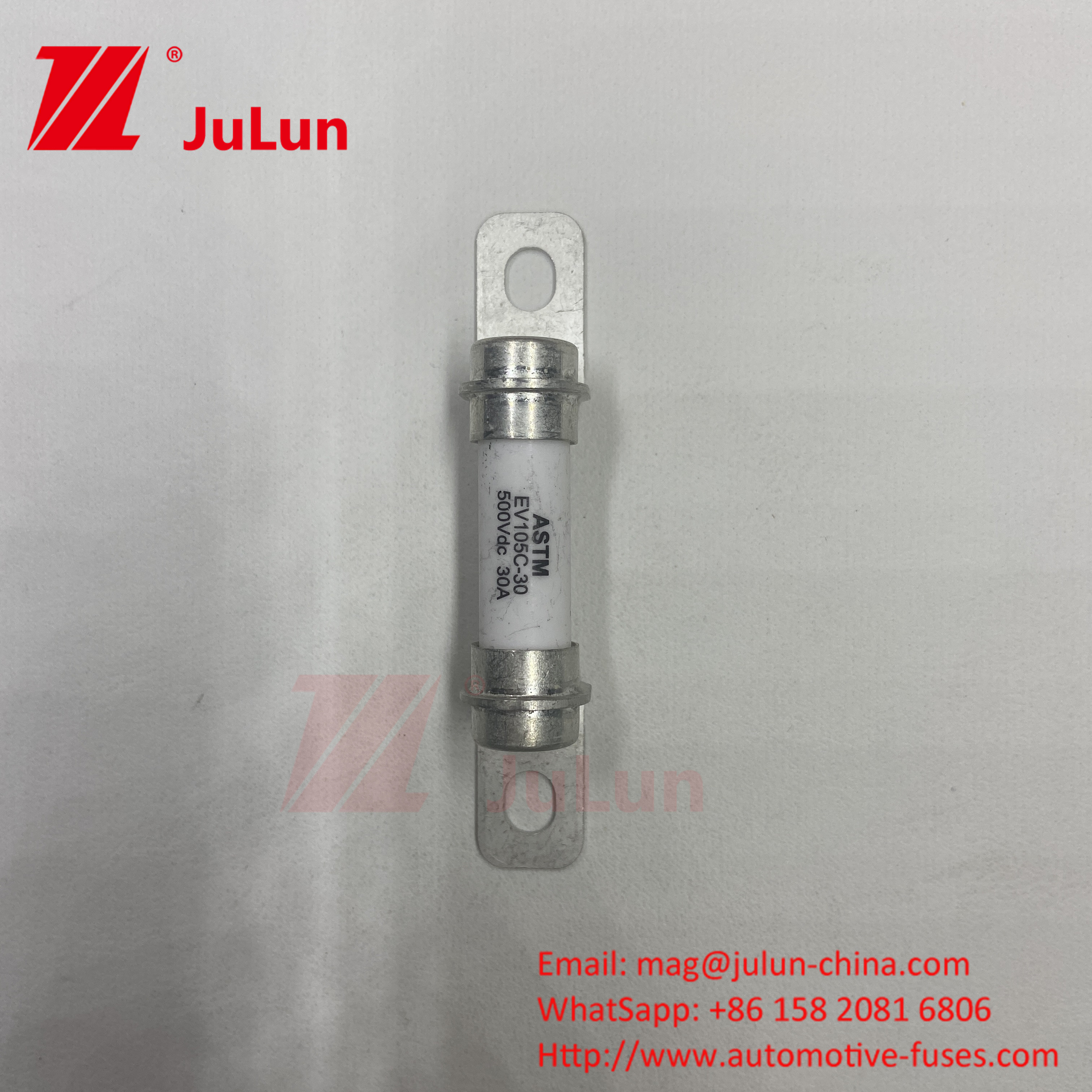 Electric Vehicle Fuse DC Fuse 500VDC Battery Energy Storage System 30A