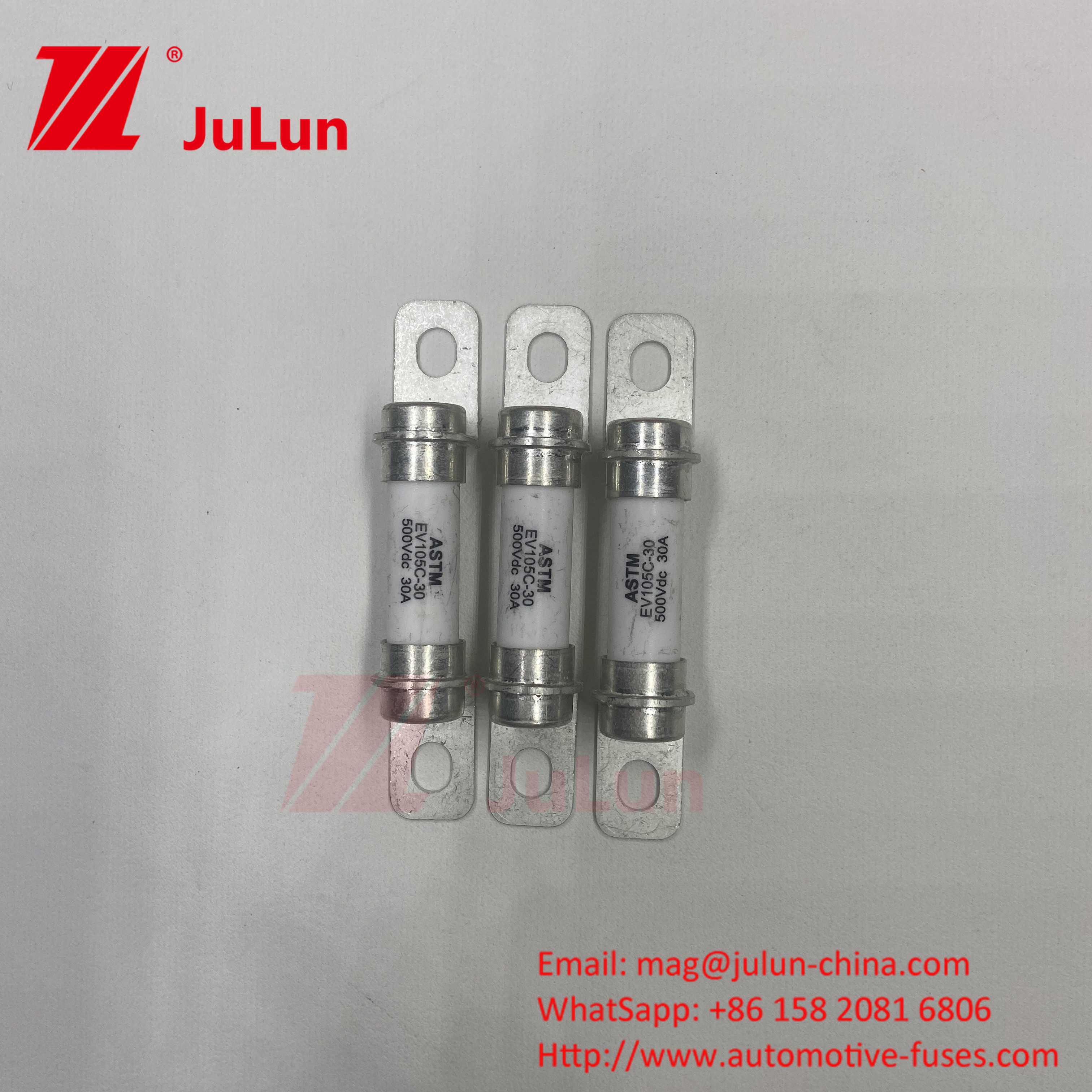 M6 Bolt Fuse For EV Electric Vehicle 500VDCHEV 500VDC 15A 30A 40A Energy Storage System Fuse