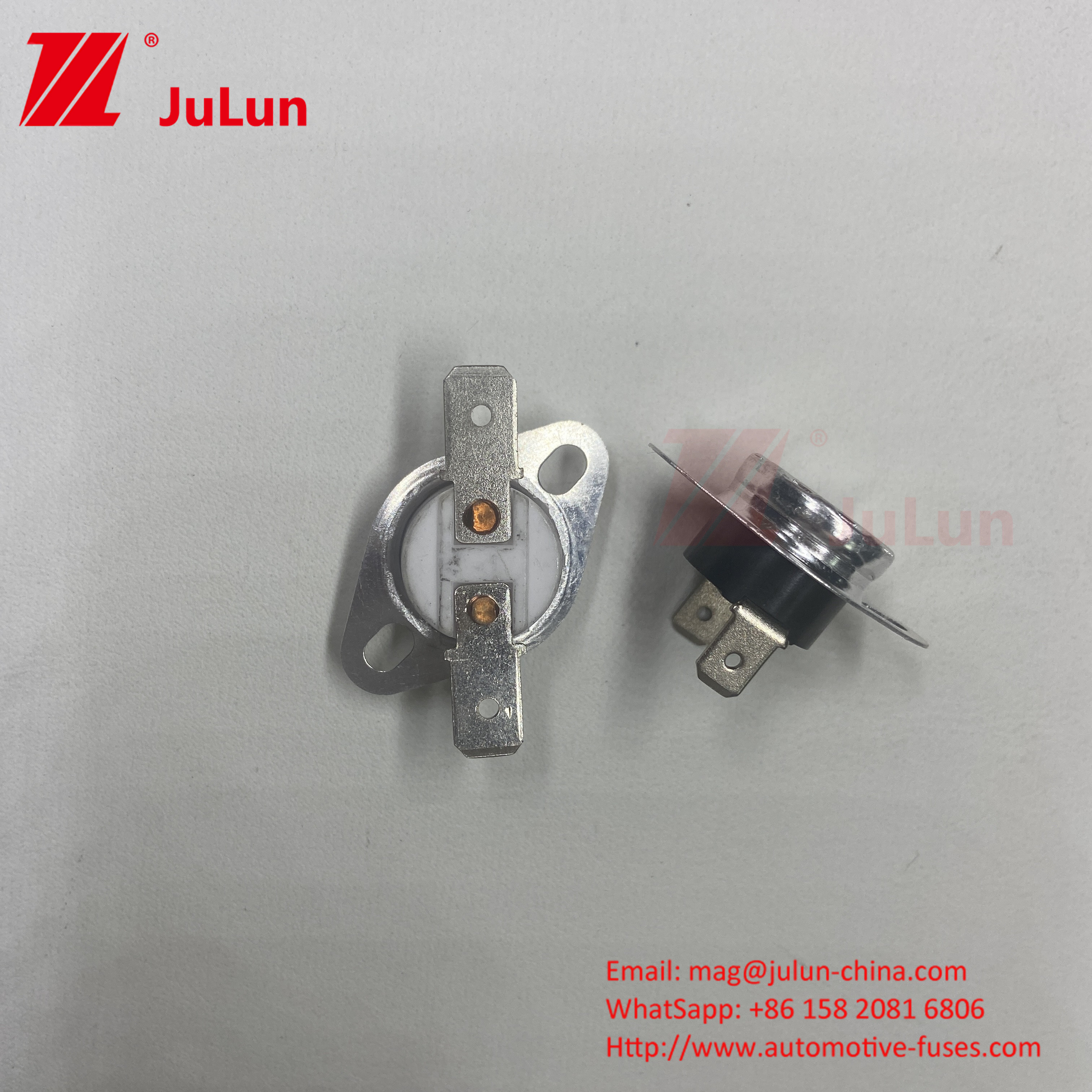 Automated Reset KSD301 Bimetal Thermostat ,Snap Action Thermal Disc Switch