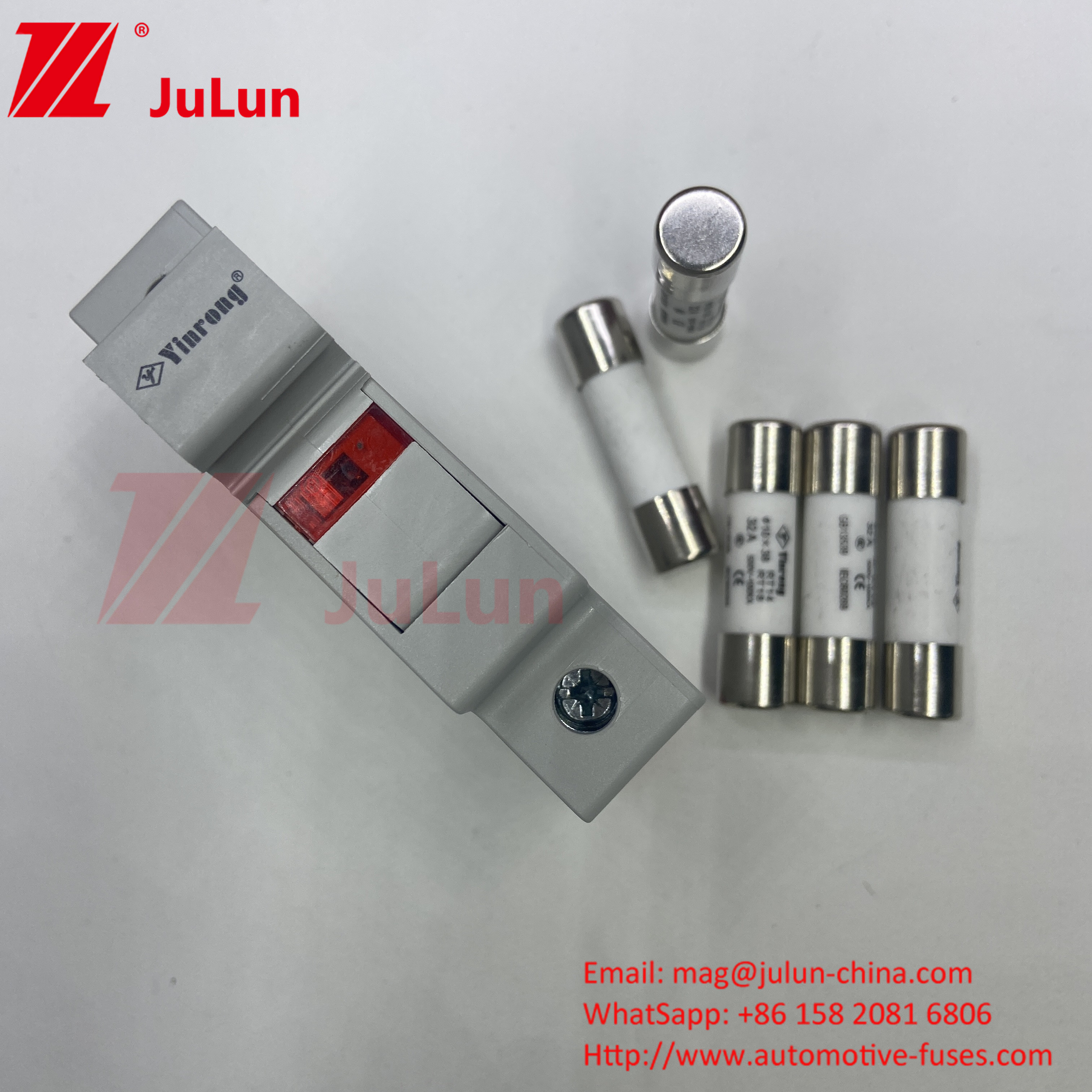 10x38mm Ceramic Solar PV Fuse For Photovoltaic Module Protection