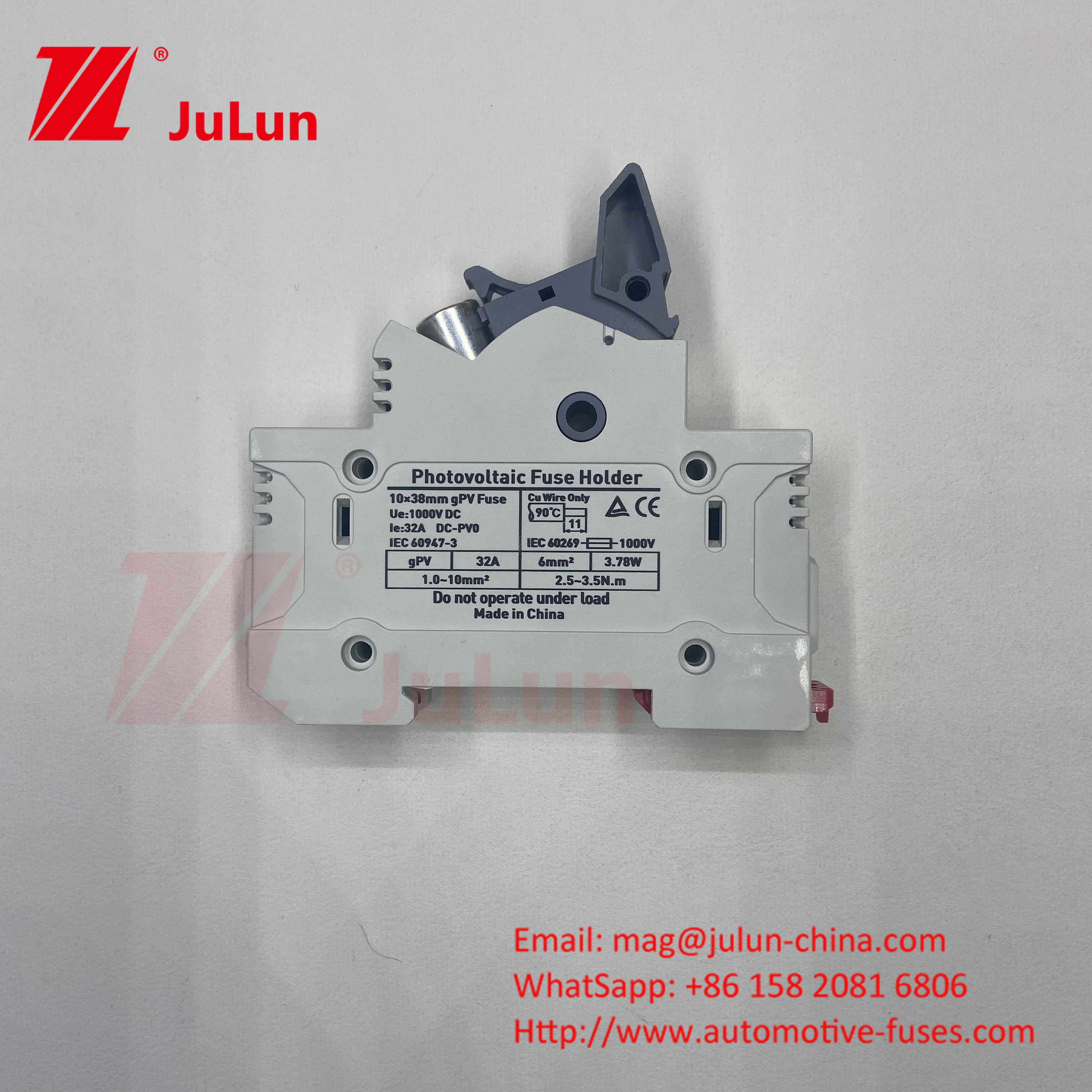 1000VDC 1500VDC 500VDC Solar PV Fuse GPV Solar Photovoltaic Fuse And ...