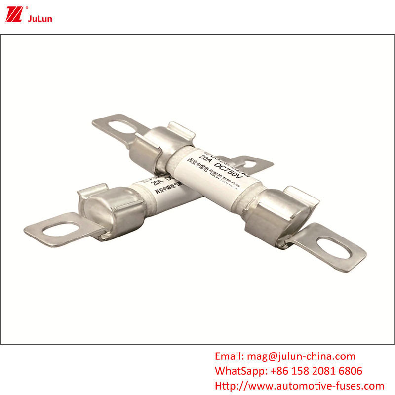 750V DC 10A-50A Bolt Screw Type Fuse for Electric Vehicles