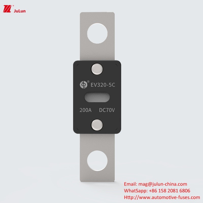 70VDC 150-550A Bolt Screw Breaking Capacity Electric Vehicle Fuse EV320-5C