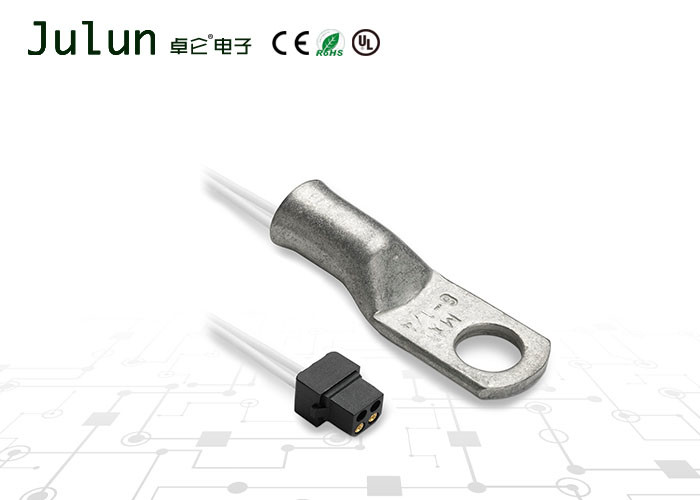 1/4" Ring Lug NTC Thermal Resistor Harwin Connector Assembly Sensing Probe