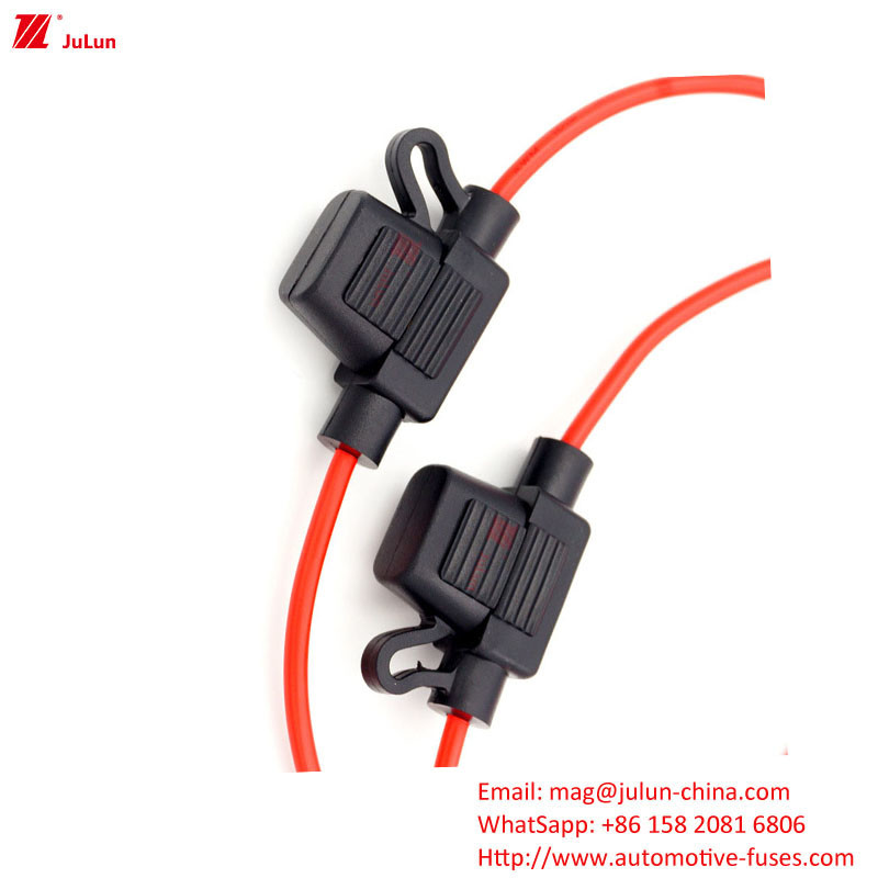 Plastic / Nylon Shell 32V 58V 80V 50 Amp Automotive Fuse Holder