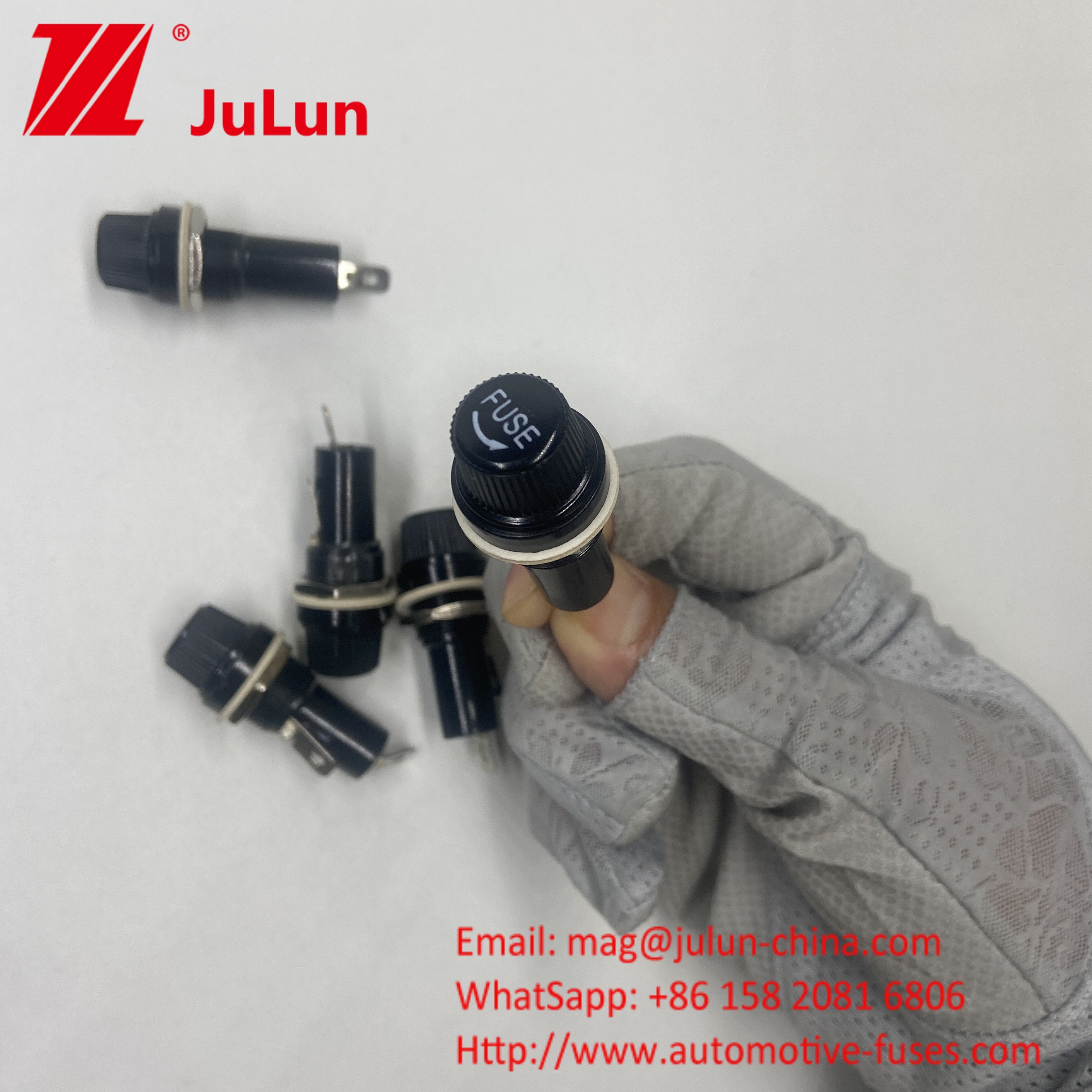 6x30 6x32mm Panel Mounted Car Fuse Holder Bayonet Type 10A 20A 250V PCB ...