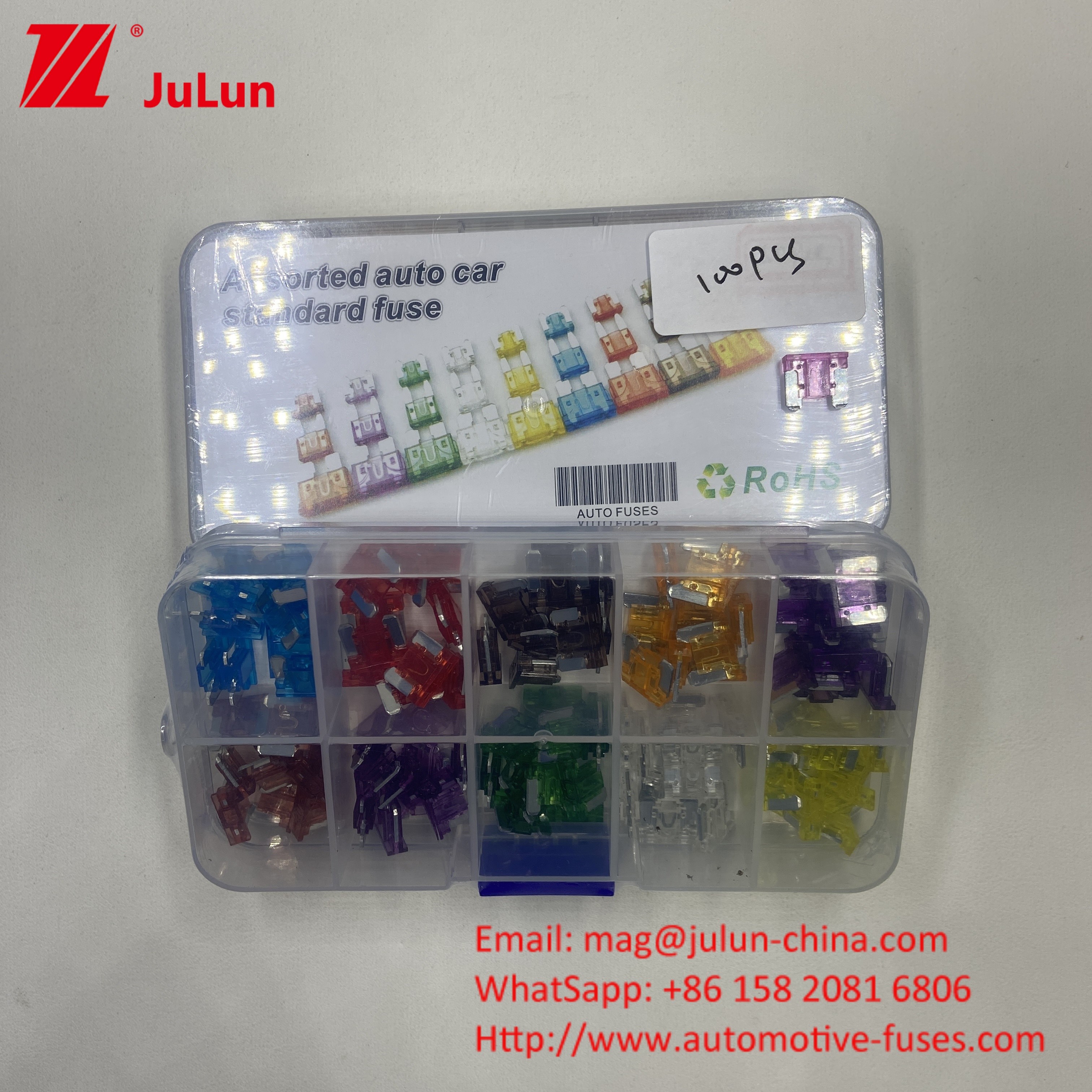 Vehicles Buses Auto-Blade Fuses 50A 32V For Automotive Electronics