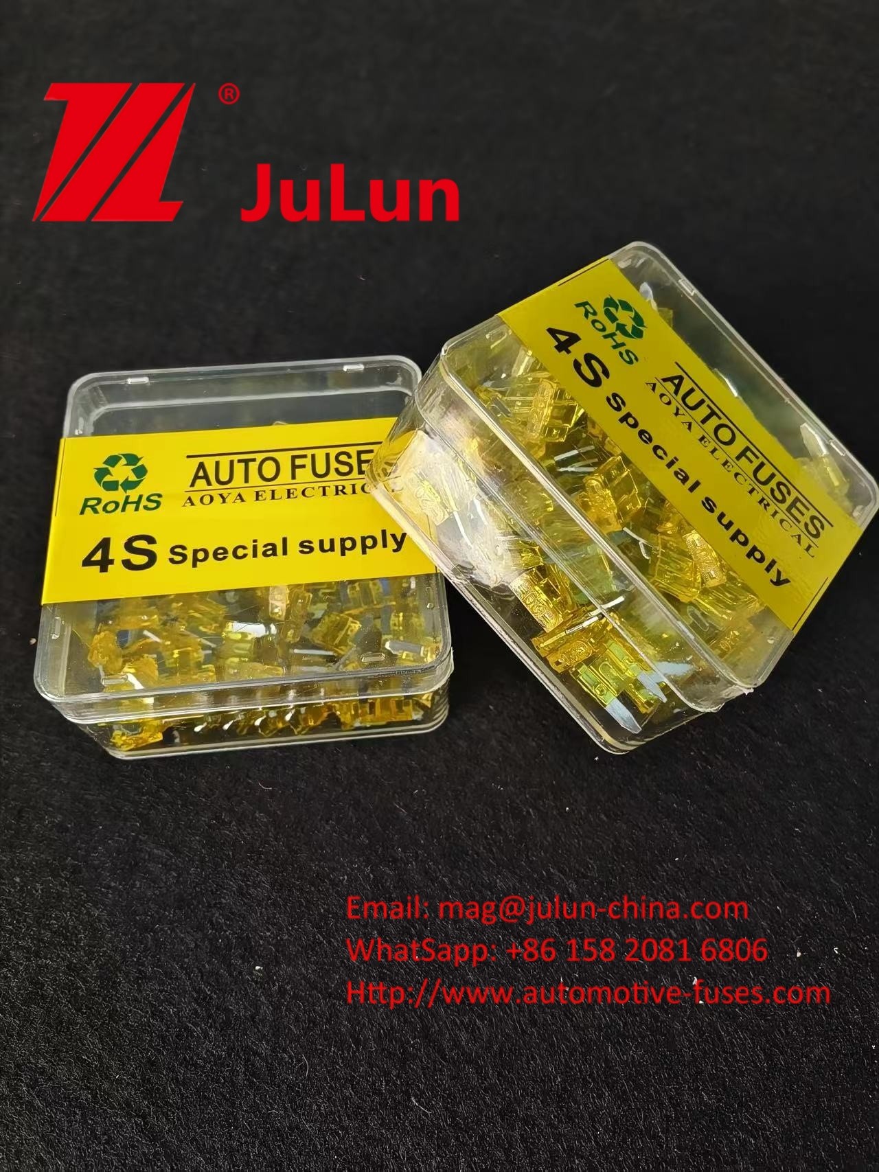 Automotive Auto Micro Blade Fuse 60A 58V Grade Maintain Stability ...