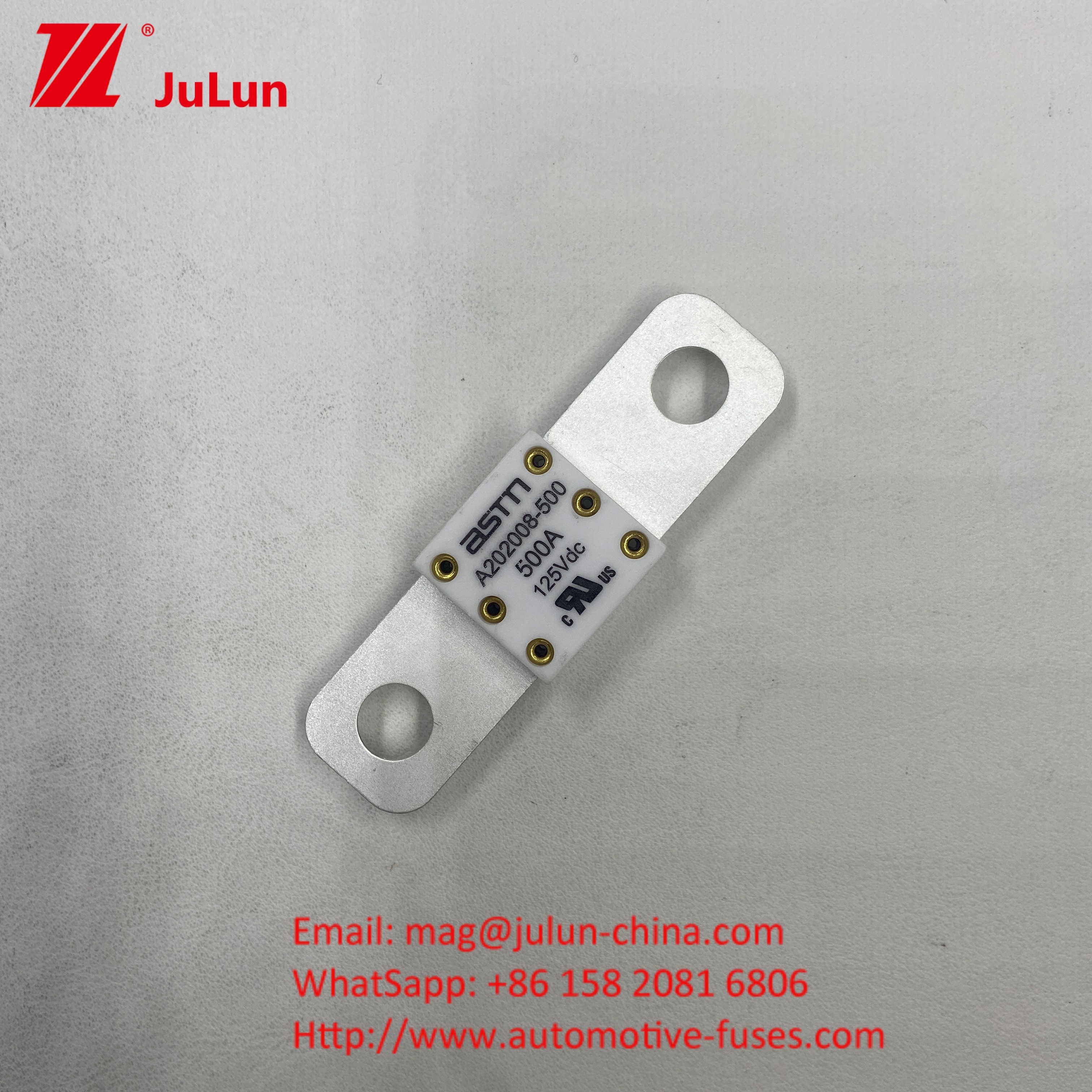 400A 125VDC M8 Ceramic Automotive Fuses A202008 500A