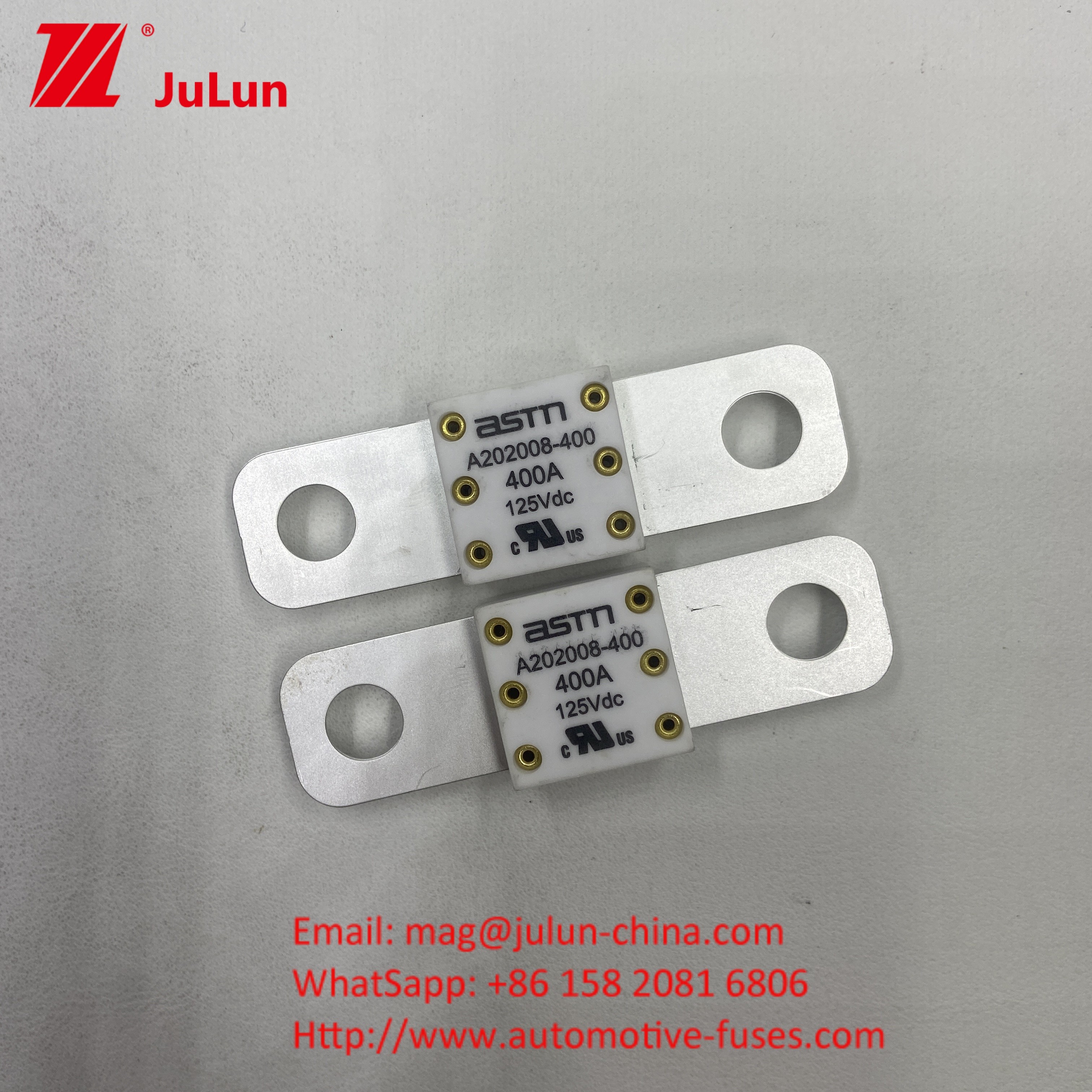 Ceramic And Metal Bolt M8 Battery Fuse In Car 250A 125VDC