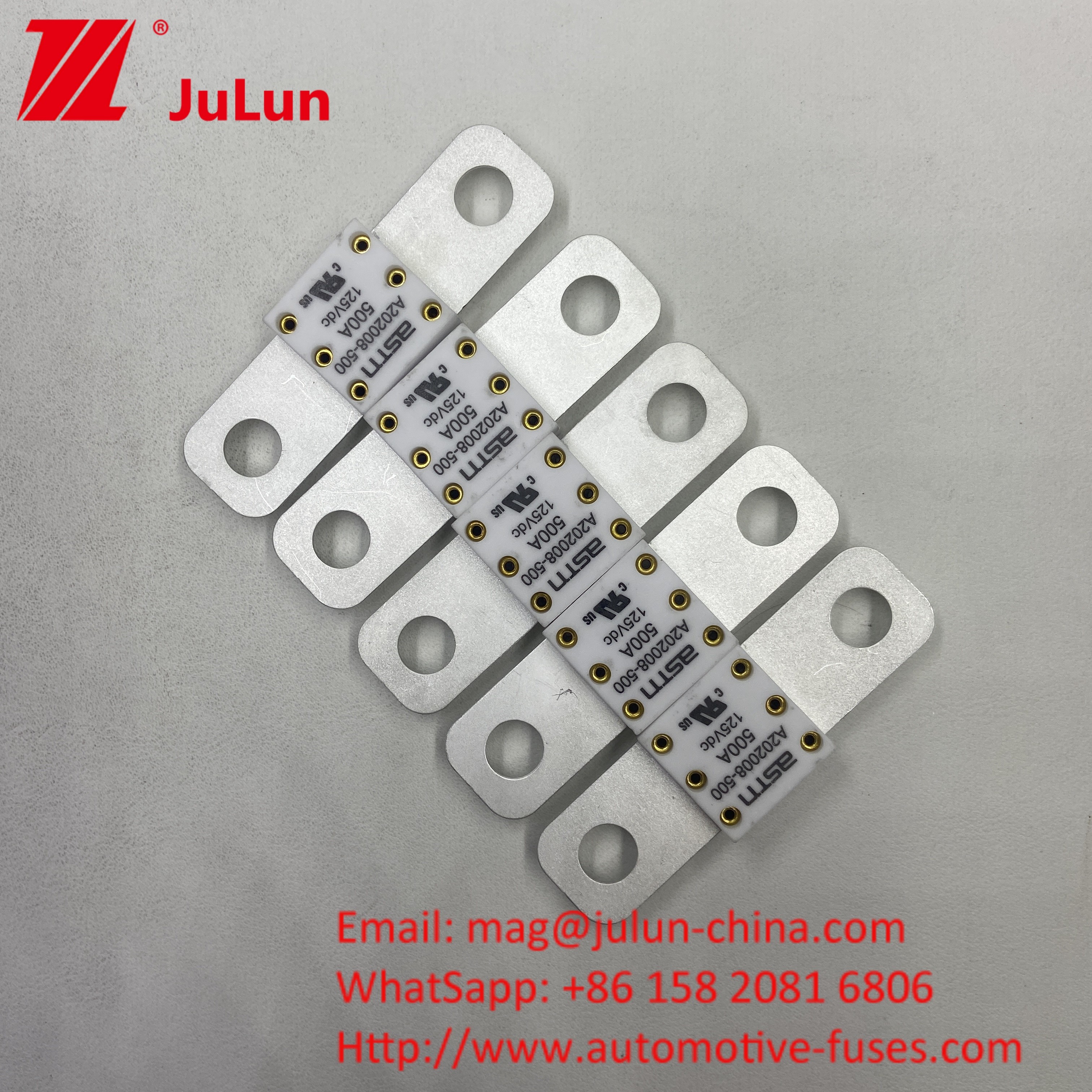 100A 125VDC Car Battery Fuse Ceramic Metal Short Circuit Protection ...