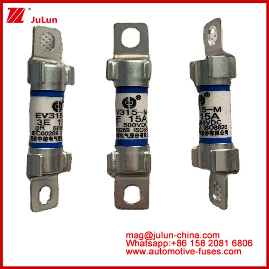 EV315-M 15A 500VDC GR Ceramic Tube Automotive Tubular Fuse Circuit Protection Environmental ...