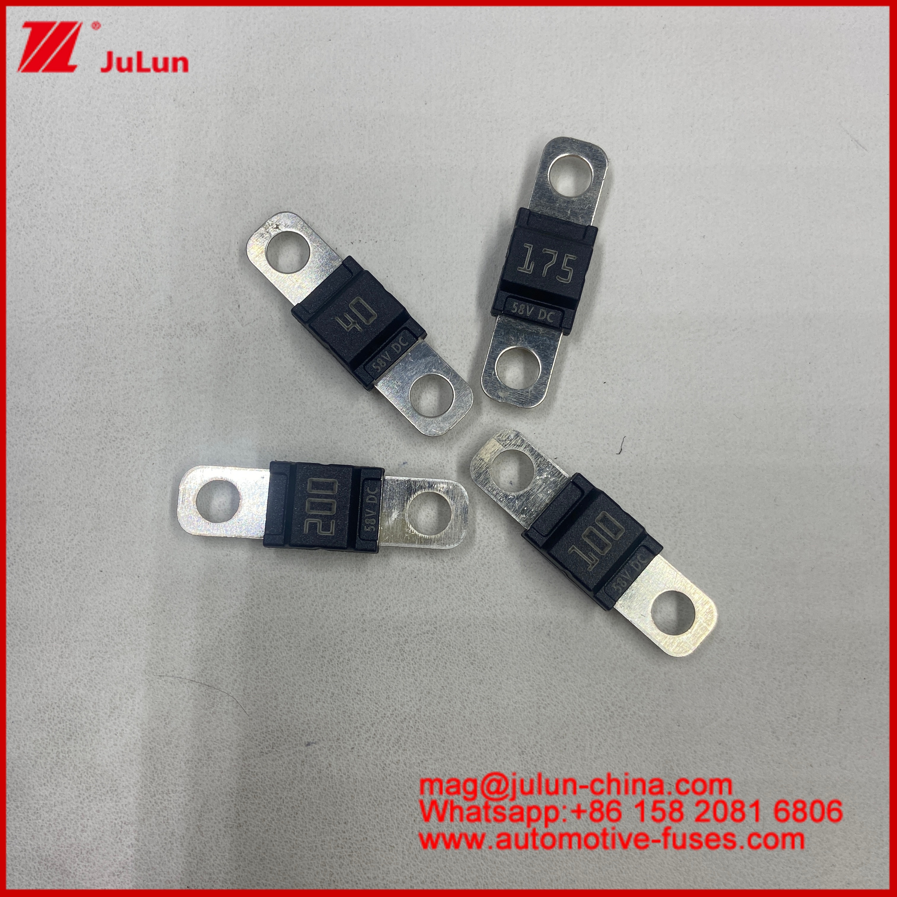 Bakelite Automotive Blade Fuses 20A-500A for Vehicle Protection