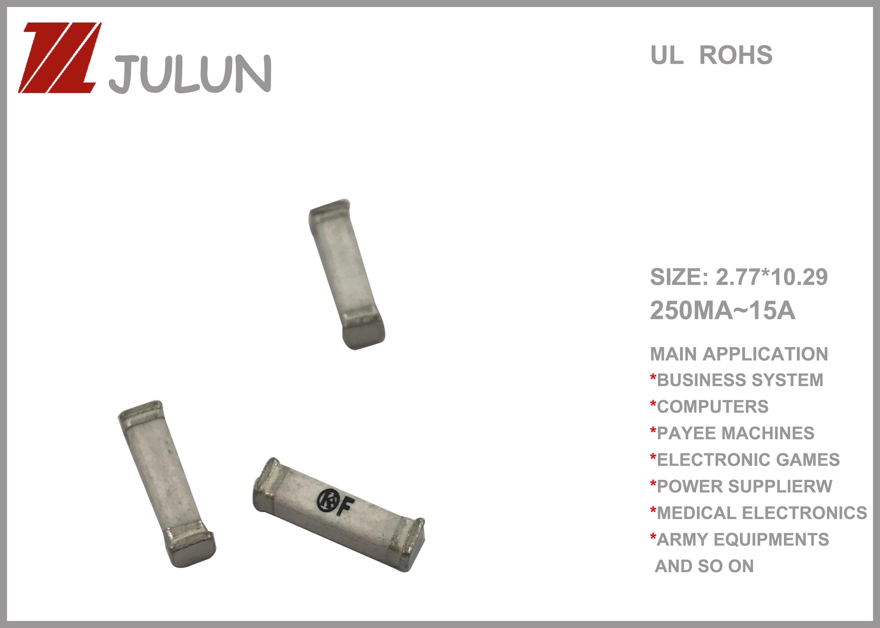 Current Protection 500MA Ceramic SMD Fuse For Medical Electronics
