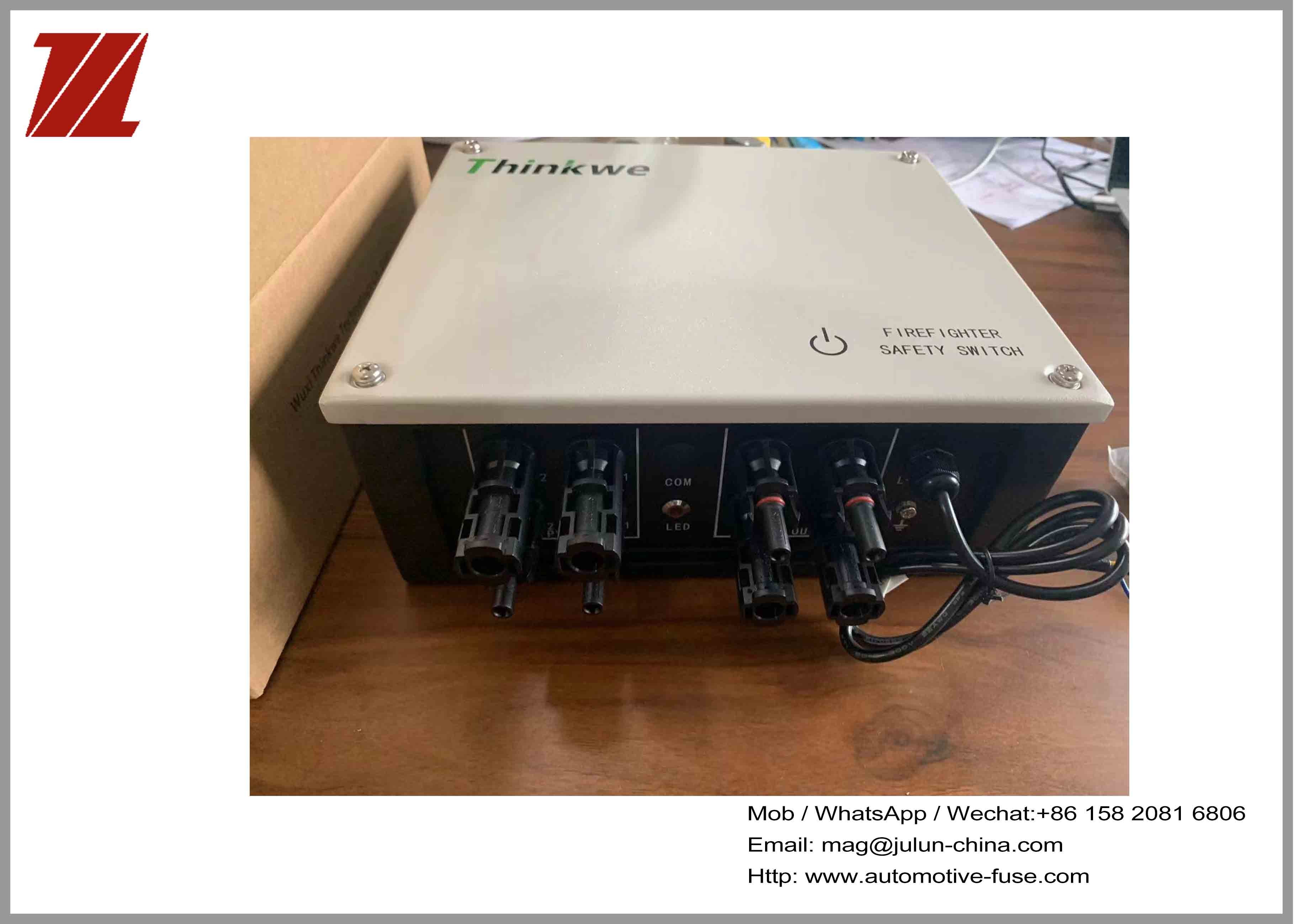 Solar Power Station Photovoltaic Firefighter Safety Switch For Family ...